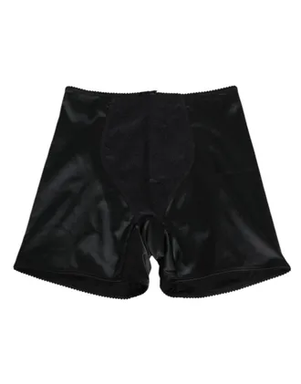 Dolce & Gabbana Black Silk Stretch Slip Cycling Women Underwear 06+se Clothing