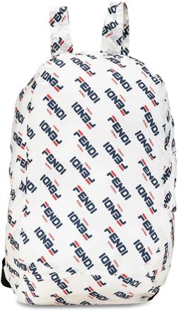 Fendi Rucks&auml;cke - x Fila Mania Packable Backpack - Gr. unisize - in Wei&szlig; - f&uuml;r Damen
