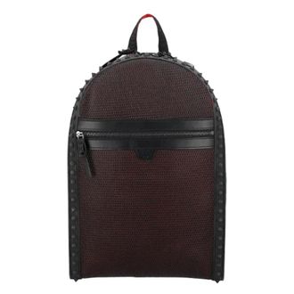 Christian Louboutin Homme, Sacs, Rouge, Taille: ONE Size Cuir sacs-dos