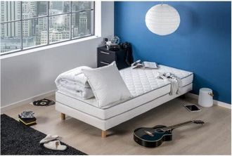 Les Tendances Les Tendances - deko dream Pack Star Matelas 90x190 + Couette 140x200 + Oreiller 60x60 - 16 cm