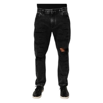 Dolce & Gabbana Herren, Jeans, Schwarzk, LGr&ouml;&szlig;e