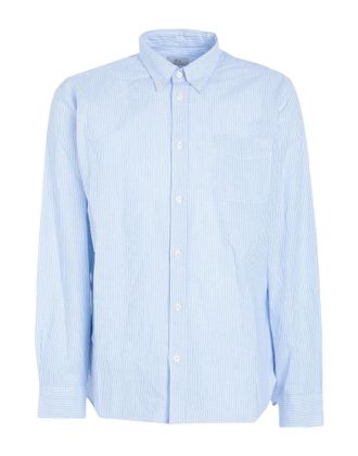 Woolrich COTTON LINEN STRIPE SHIRT