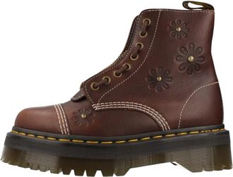 Dr. Martens Femme, Chaussures, Brun, Taille: 38 EU Sinclair Flower Platform Bottes