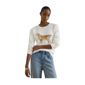 Ralph Lauren Damen, Strickwaren, Wei&szlig;, SGr&ouml;&szlig;e