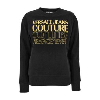 Versace Jeans Couture Femme, Sweatshirts et sweats &agrave; capuche, Noir, Taille: 42 FR Pulls