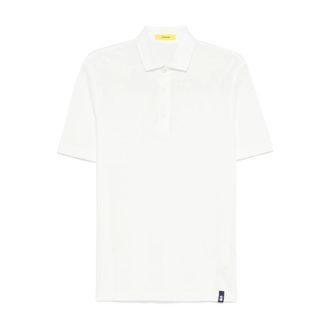 Drumohr Baumwoll-Polohemd - - Tops - Herren - Wei&szlig; - S
