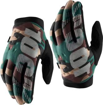 100% 100 Percent Guanti Brezer Camo/Black (XXL) Brille Herren