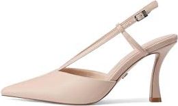Queen Helena K4513 Escarpins &agrave; talons hauts avec sangle en T pour femme, Nude, 41 EU