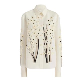 Khaite Damen, Blusen & Hemden, Beige, SGr&ouml;&szlig;e