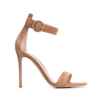 Gianvito Rossi Portofino Wildledersandalen - - Shoes - Damen - Beige - 40 1/2 EU