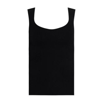 R&oacute;he Top &agrave; Fentes Lat&eacute;rales - Femme - Tops - Noir - Taille: 36 FR