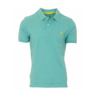 U.S.Polo Association Blau Polo Shirt Kurzarm - - Tops - Herren - Blau - XL