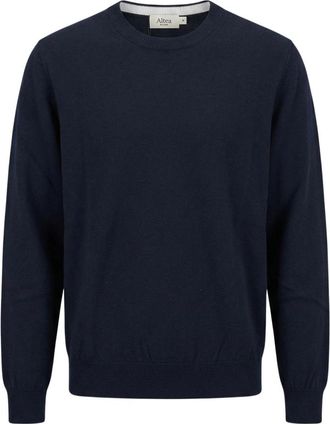Altea Homme, Pulls, Bleu, Taille: M Girocollo Rasato M/L