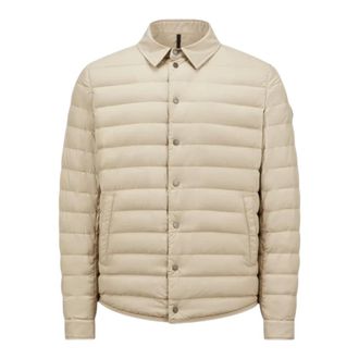 Moncler Beige Daunen Hemdjacke AirSoft - - Jackets - Herren - Beige - XL