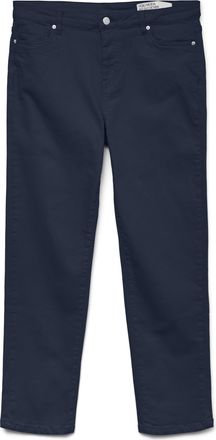 Vero Moda Damen Vmwild Kyla Mr Straight Col Pant, Navy Blazer, (XS) W x 32L