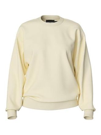 Pieces Pieces Sweat-Shirt pour Femme PCCHILLI Coupe Ample, White Pepper, L