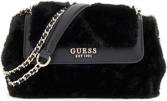 Guess Mileva Convertible Xbody Flap Bag Black
