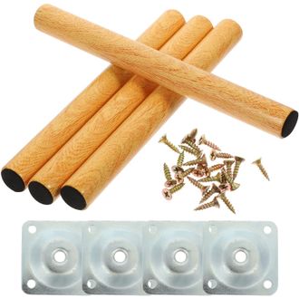 OSALADI Holz Tischbeine F&uuml;r Esstisch Schreibtisch M&ouml;belbeine Aus Holz F&uuml;r Bett Bank Stuhl Schrank M&ouml;belzubeh&ouml;r