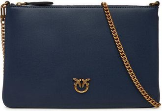Pinko Handtasche Flat Classic AI 25-26 PCPL 100455 A0F1 Dunkelblau