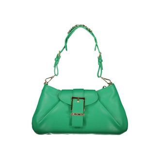 Mario Valentino Mario Valentino Verde Polyurethan-Damentasche mit verstellbarem Schultergurt