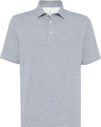 Brunello Cucinelli Klassisches Poloshirt - Grau