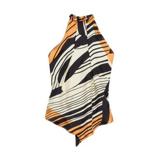 Raquel Diniz Femme, Tops, Multicolore, Taille: 46 FR Halterneck Tie Top