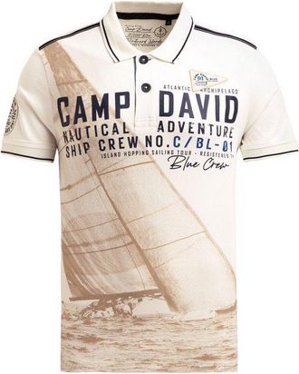 Camp David Poloshirt aus Baumwolle