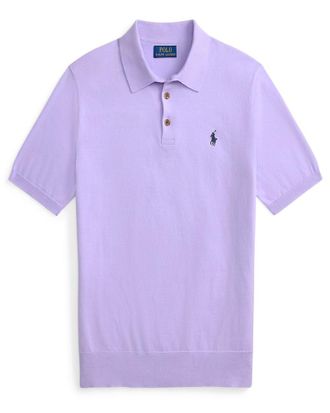 Ralph Lauren Softes Feinstrick-Poloshirt mit Pony-Stickerei in