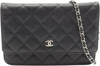 Chanel Sac bandouli&egrave;re vintage Pre-owned - Femme - Pre-owned - Noir - Taille: ONE Size