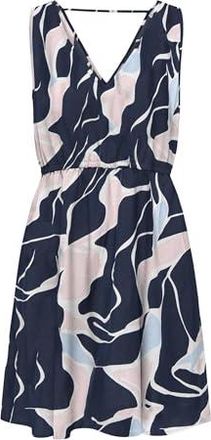 Only Onlnova Life Elite Sara String Dress AOP Robe, Sky Captain, L Femmes