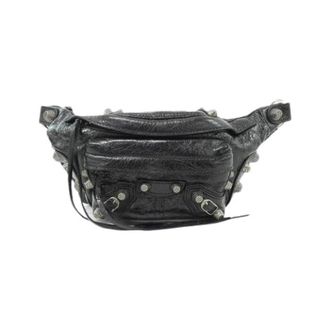 Balenciaga Sac banane Le Cagole en cuir dagneau Pre-owned - Femme - Pre-owned - Noir - Taille: ONE Size