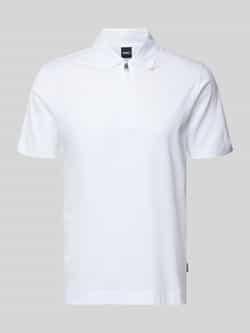 HUGO BOSS Regular Fit Poloshirt aus Lyocell-Baumwoll-Mix Modell H-PARAS 50