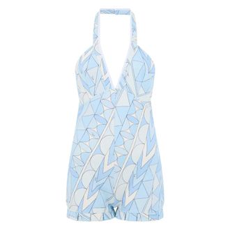 Pucci Femme, Combinaisons et Ensembles, Bleu, Taille: 36 FR Jumpsuits & Playsuits