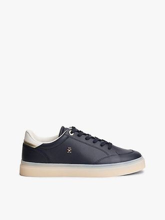 Tommy Hilfiger Baskets en cuir &agrave; monogramme TH