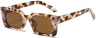 Generic Lunettes de soleil décoratives pour hommes et femmes 2025 tendance carrée pour tir de rue (couleur : A, taille : 1)