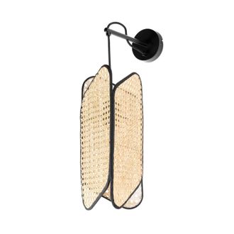 Lucande Wandleuchte, Wandlampe Innen Bassiola (Design Modern) in Schwarz aus Holz (1 flammig E27) - Design Wandleuchten Wandbeleuchtung Schlafzimmer/Wohnzimme