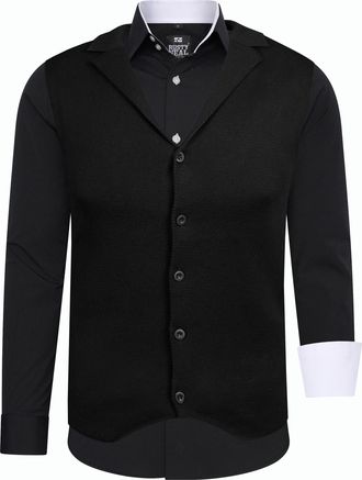 Rusty Neal Hemd mit Weste 2-teilig