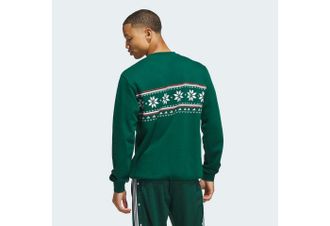 adidas Sweatshirt HOLIDAY, GRAFIK, RUNDHALSAUSSCHNITT
