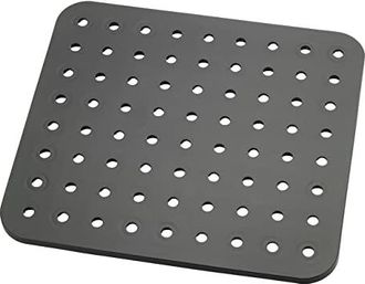 WENKO Eckige Spülbeckeneinlage Kristall, schützt vor Kratzern an Geschirr & Spülbecken, reduziert Wasserspritzen & verhindert Wasserstau, robuster, pflegele