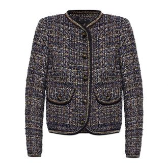 Etro Tweed Blazer - - Jackets - Damen - Blau - S