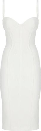 Elisabetta Franchi Femme, Robes, Blanc, Taille: 40 FR Robe Corset