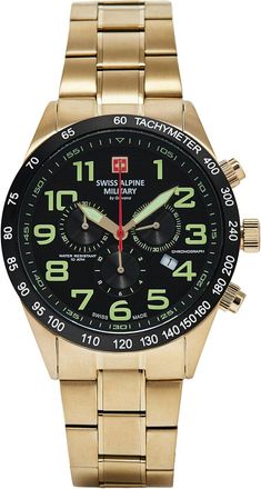 Swiss Alpine Military Uhr Swiss Alpine Military 7047.9117 Goldfarben