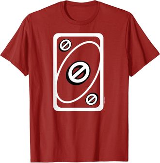 Uno Rote Skip-Karte T-Shirt