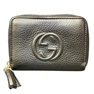 Gucci Pre-owned Soho Leather Coin Case - Femme - Pre-owned - Noir - Taille: ONE Size