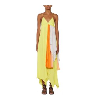 Unravel Femme, Robes, Jaune, Taille: 38 FR Robes maxi