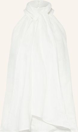 Reiss Reiss Blusentop Andi Aus Leinen Mit Schluppe weiss