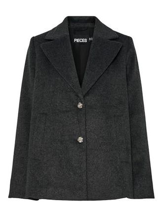 Pieces Outerwear Blazer Pcjasmin Veste dext&eacute;rieur, Noir, x_l Femmes