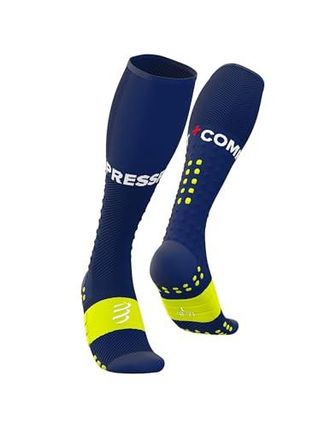 Compressport Chaussettes de Compression Full Socks Run - Soutien des Muscles - Running et Triathlon - Pour Entraînement et Compétition - Ultra légère