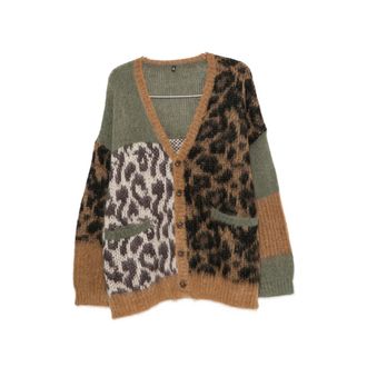 R13 Leopard-print Cardigan