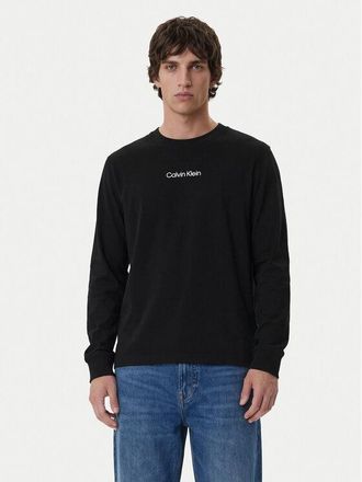 Calvin Klein Longsleeve Standard Logo LV04LD232G Schwarz Relaxed Fit
